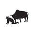 Rodeo Bull Riding Wall Decal - Vinyl Decal - Car Decal - 007