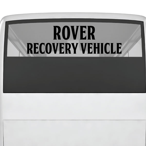 Rover Recovery Vehicle Decal