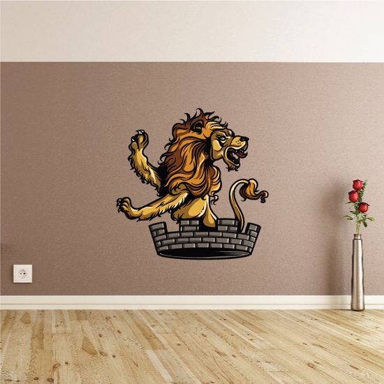 Royal Medieval Lion Sticker