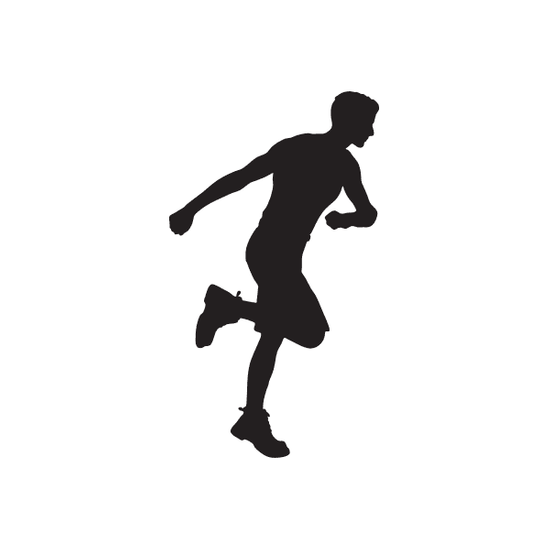 Running Runner Wall Decal - Vinyl Decal - Car Decal - 007