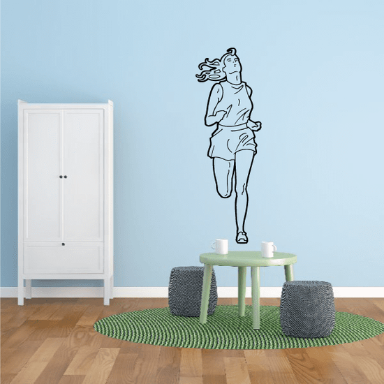 Running Wall Decal - Vinyl Decal - Car Decal - Bl006