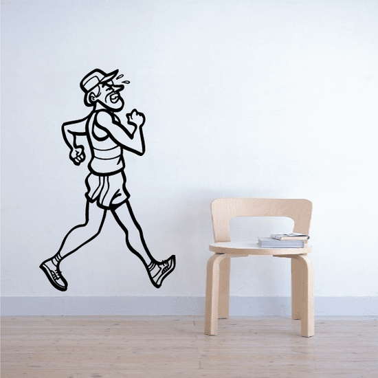 Running Wall Decal - Vinyl Decal - Car Decal - Bl034