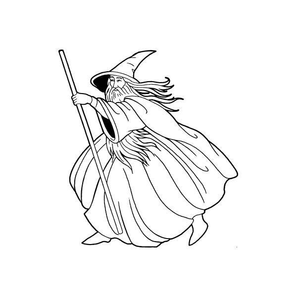 Running Wizard Decal