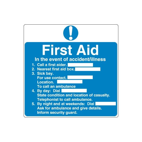 Safety Sign Wall Decal - Vinyl Sticker - Car Sticker - Die Cut Sticker ...