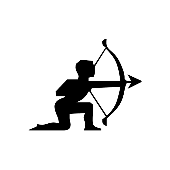 Sagittarius Simple Archer Decal