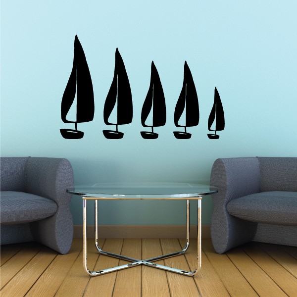Sailboat Family Kit Decal