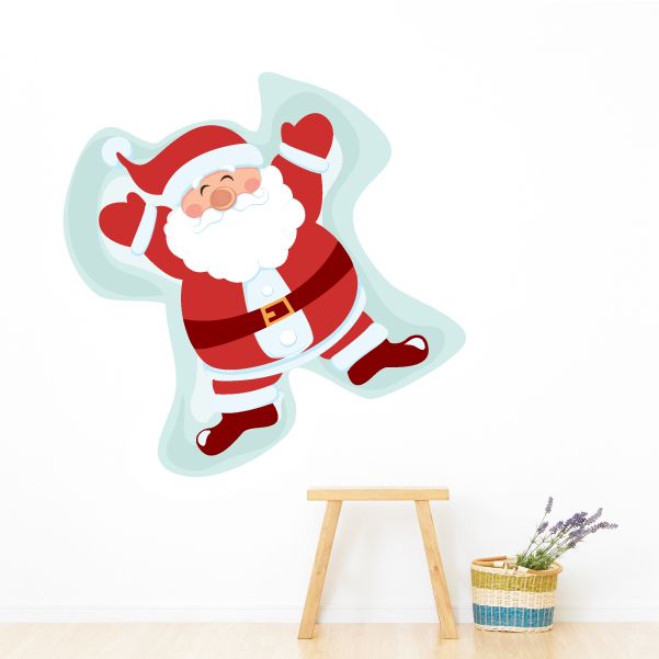 Santa Wall Decal - Vinyl Sticker - Car Sticker - IDCOLOR027