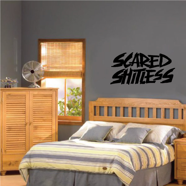 Scared Shitless Decal