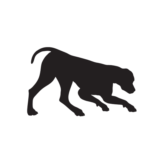 Scratching Hound Decal