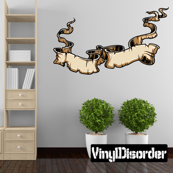 Wind Tattered Scroll Decal