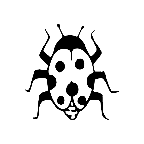 Scuttling Ladybug Decal
