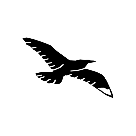 Shore Bird Coasting Decal
