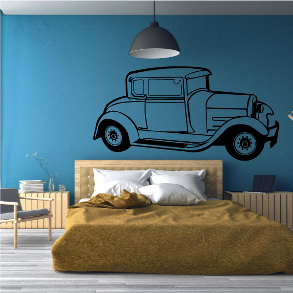 Short Hot rod American Classics classic Cars Vinyl Decal Car Window ...