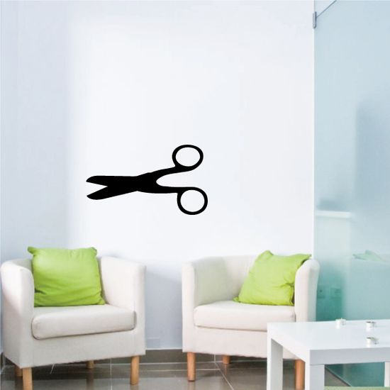 Short Scissors Decal