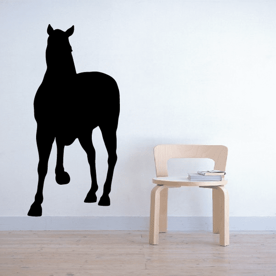 Shy Pony Pose Silhouette Decal