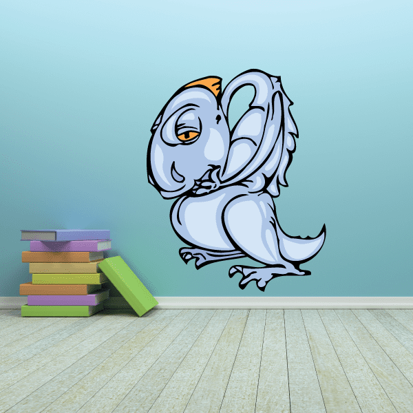 Sick Dinosaur Sticker