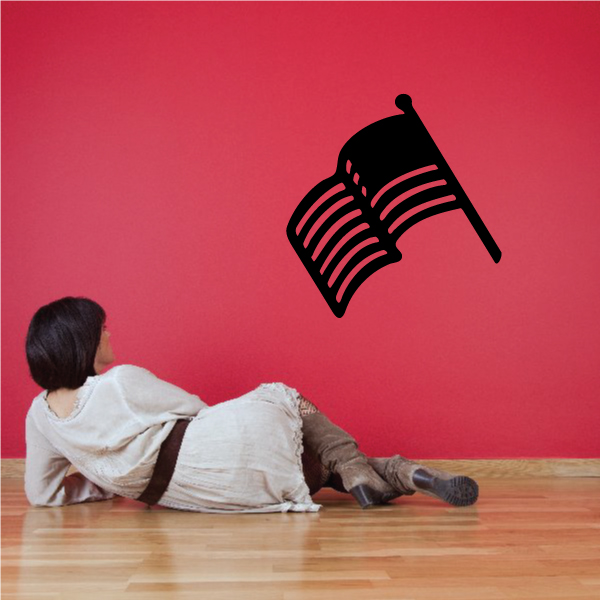 Simple America Flag Decal