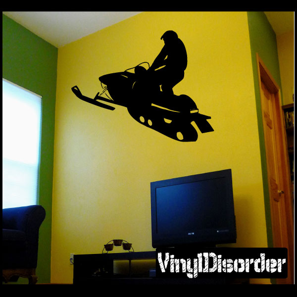 Simple Snowmobile Decal