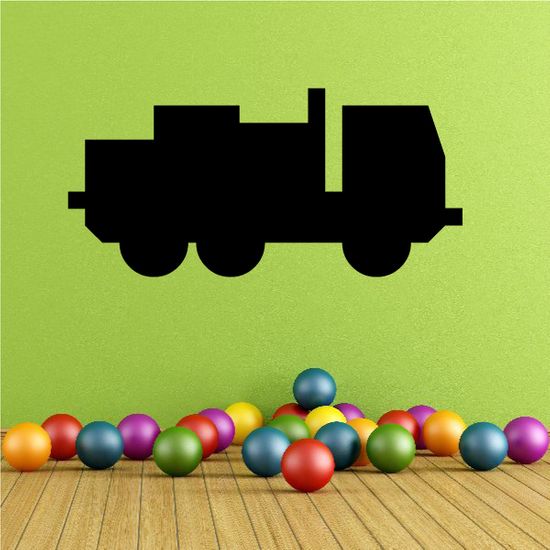 Simple Transport Truck Decal