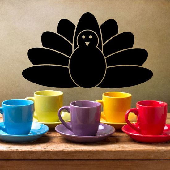 Sitting Turkey Decal