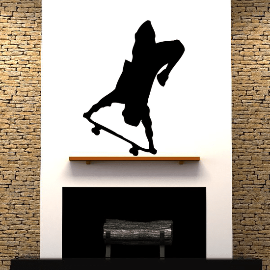 Skateboarding Wall Decal - Vinyl Decal - Car Decal - AL 008