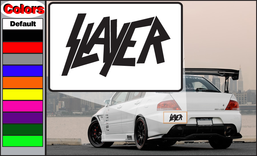Slayer Bold Decal