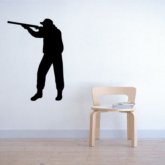 Sniper Hunting Wall Decal - Vinyl Decal - Car Decal - 008