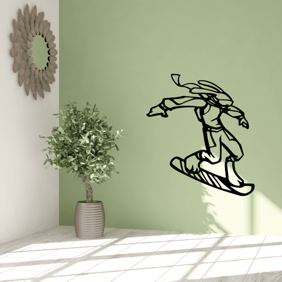 Snowboarding Wall Decal - Vinyl Decal - Car Decal - CDS001