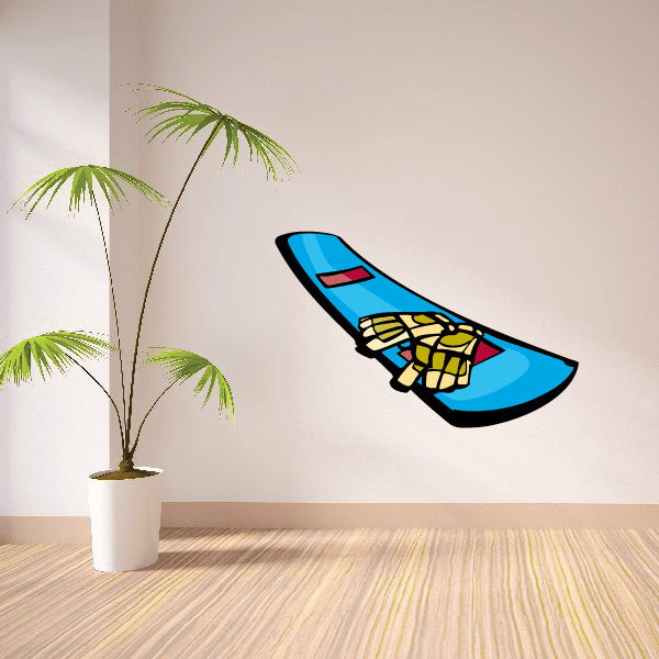 Snowboarding Wall Decal - Vinyl Sticker - Car Sticker - Die Cut Sticker ...