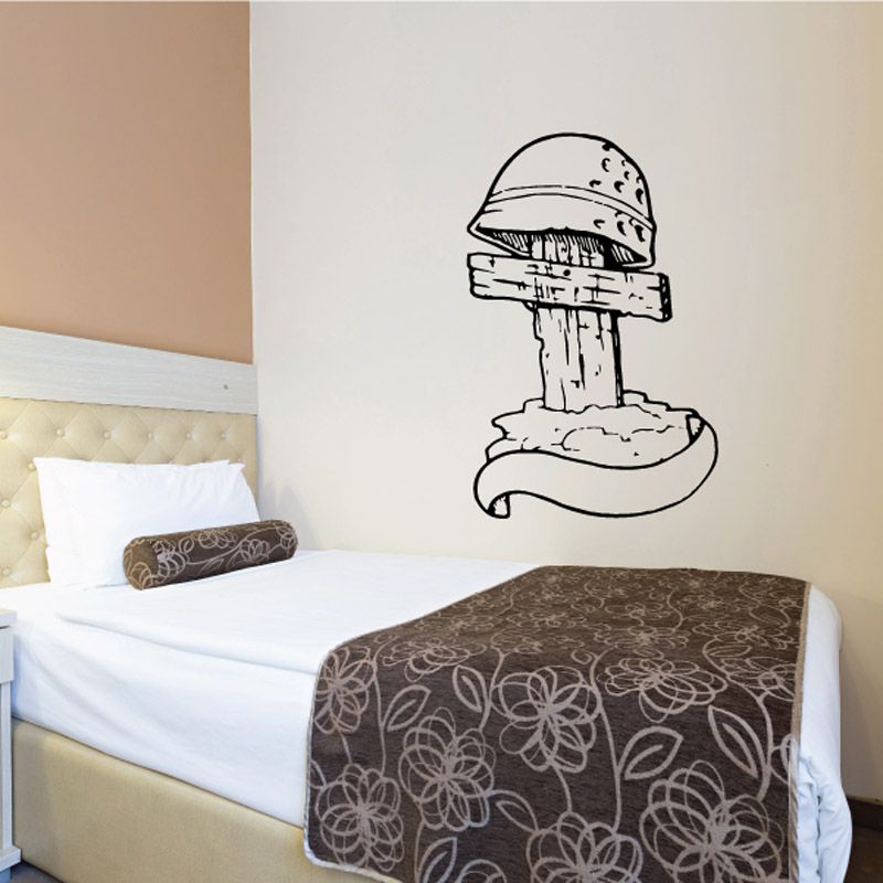 Soldier's Cross Decal