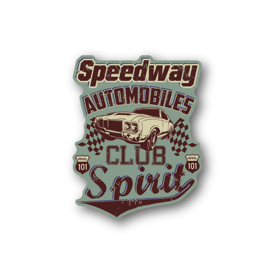 Speedway Automobile Club Sticker