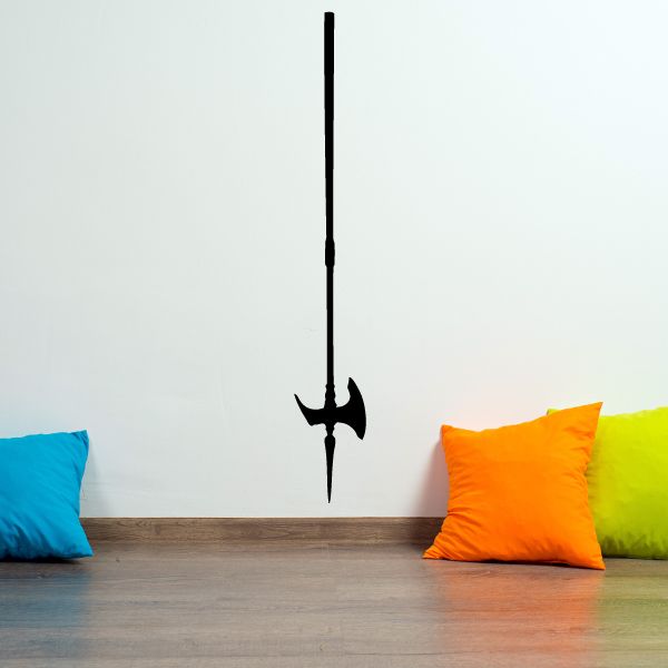 Spiked Halberd Battle Axe Decal