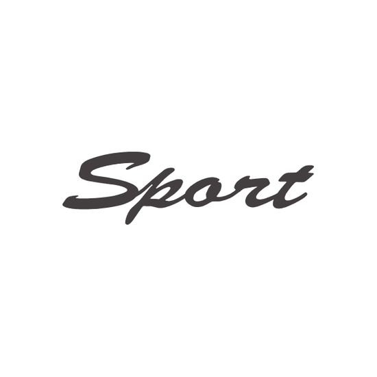 Sport Cursive Decal