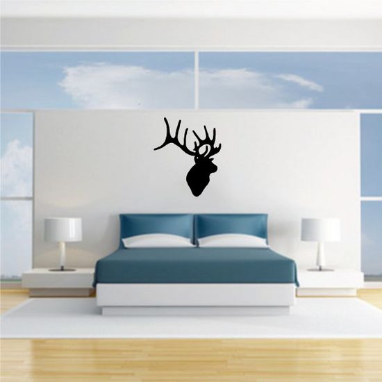 Stag Mounted Bust Decal