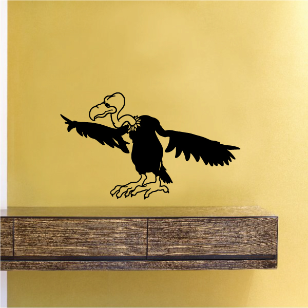 Stretched Wing Vulture Decal