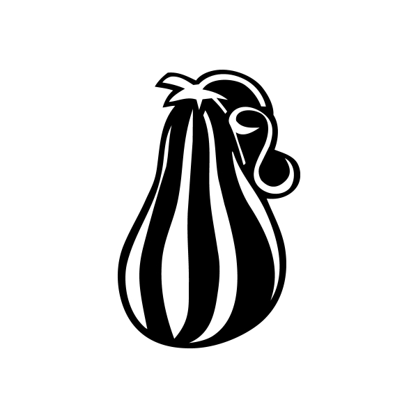 Striped Squash Decal