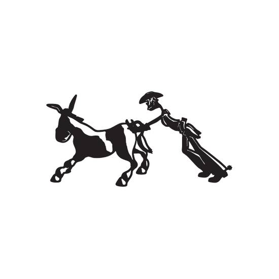 Stubborn Donkey Wall Decal - Vinyl Decal - Car Decal - 042