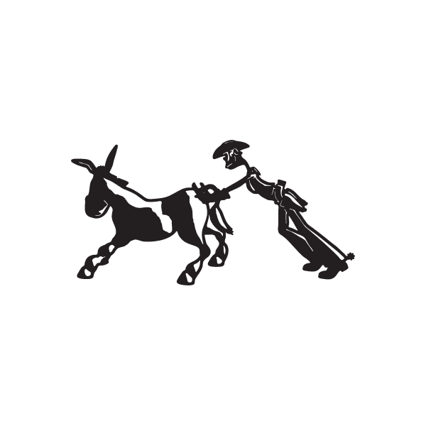Stubborn Donkey Wall Decal - Vinyl Decal - Car Decal - 042