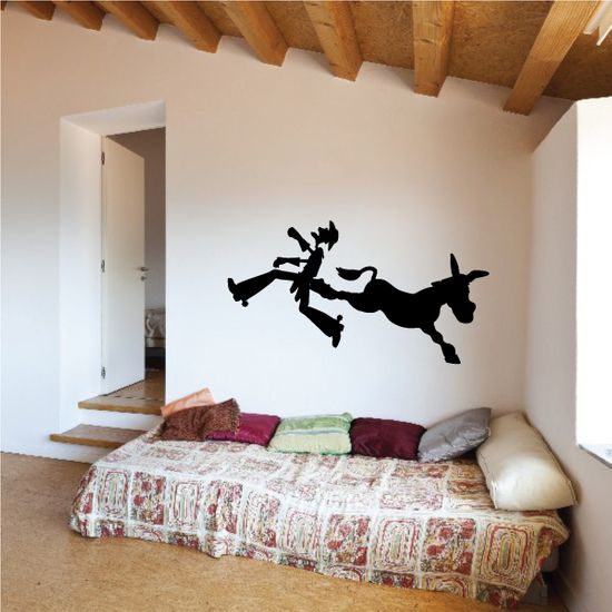 Stubborn Donkey Wall Decal - Vinyl Decal - Car Decal - 045