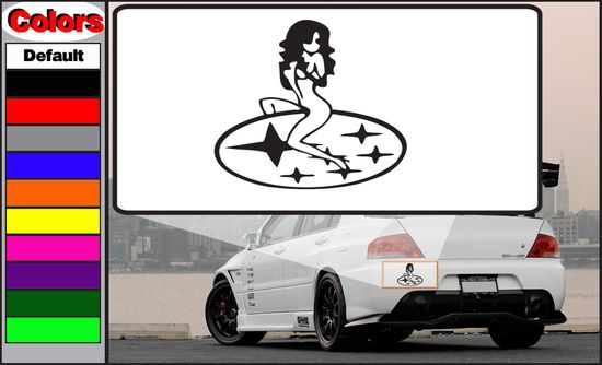 Subaru Girl Decal
