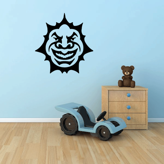Sun Smile Wall Decal - Vinyl Decal - Car Decal - CF038