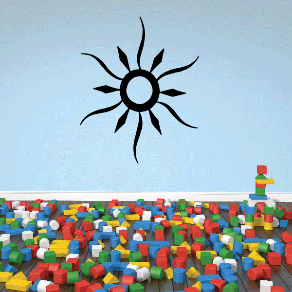 Sun Wall Decal - Vinyl Decal - Car Decal - CF003