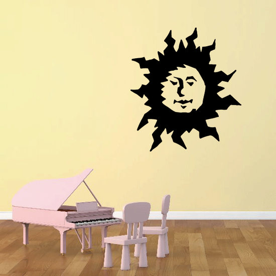 Sun Wall Decal - Vinyl Decal - Car Decal - CF013
