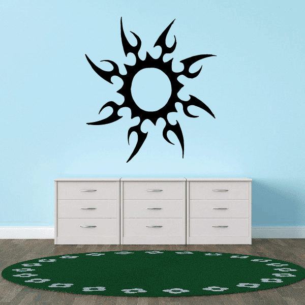 Sun Wall Decal - Vinyl Decal - Car Decal - CF017