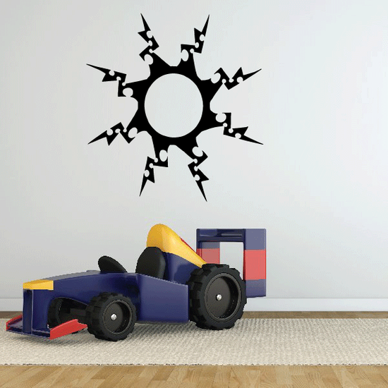 Sun Wall Decal - Vinyl Decal - Car Decal - CF019