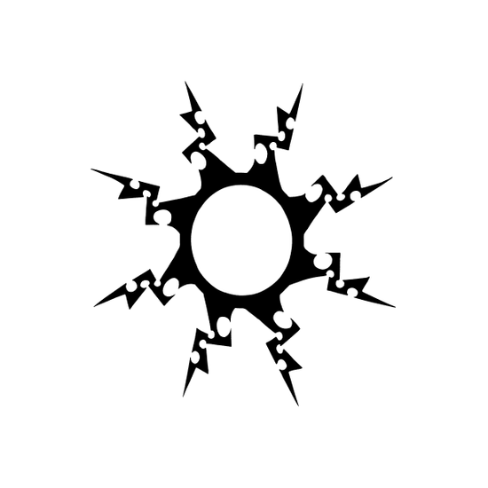 Sun Wall Decal - Vinyl Decal - Car Decal - CF019