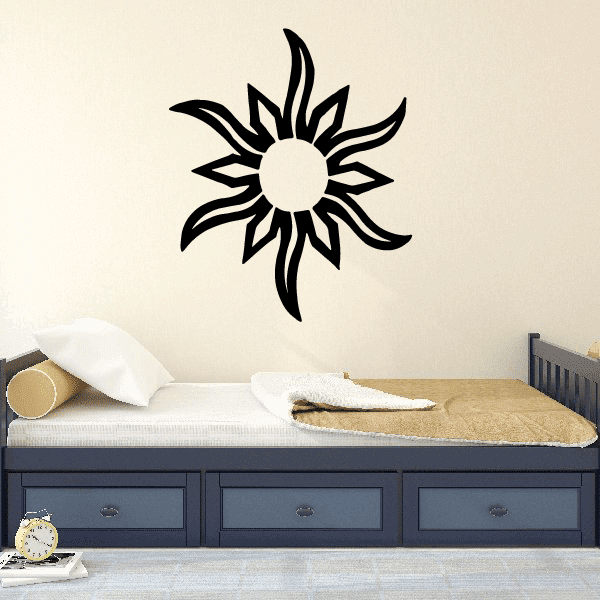 Sun Wall Decal - Vinyl Decal - Car Decal - CF033