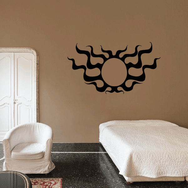 Sun Wall Decal - Vinyl Decal - Car Decal - CF067