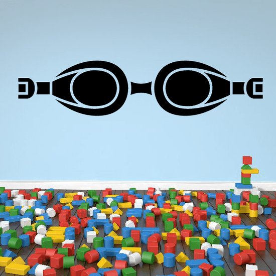 Swimming Goggles Decal