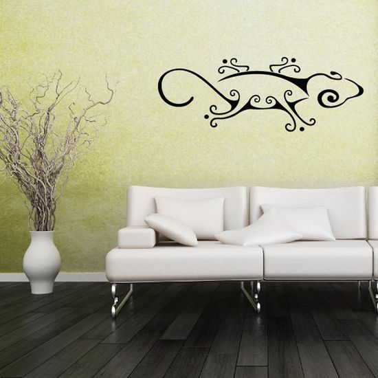 Swirl Abstract Lizard Decal
